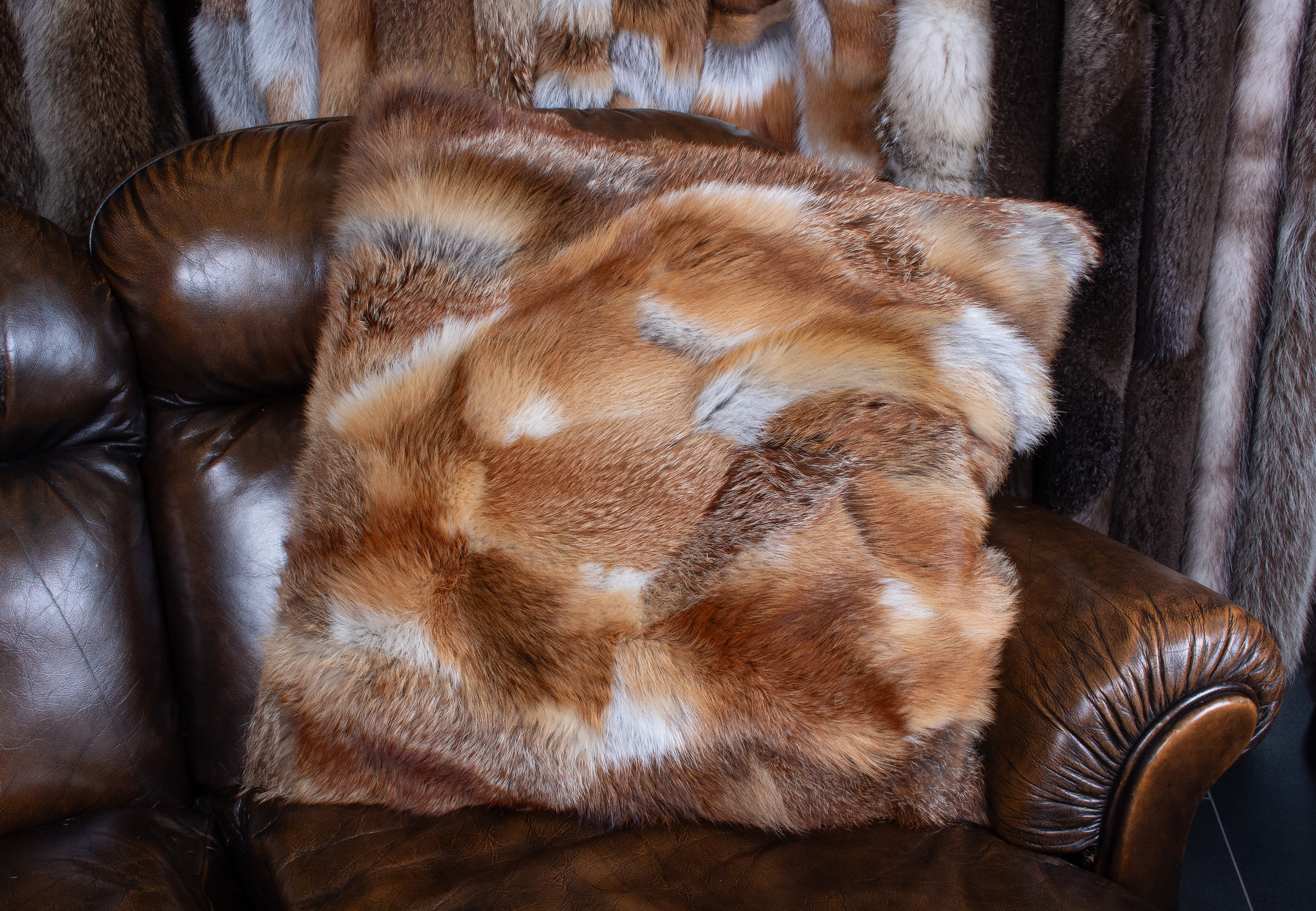 European Red Fox Fur Throw | Paustian Furs