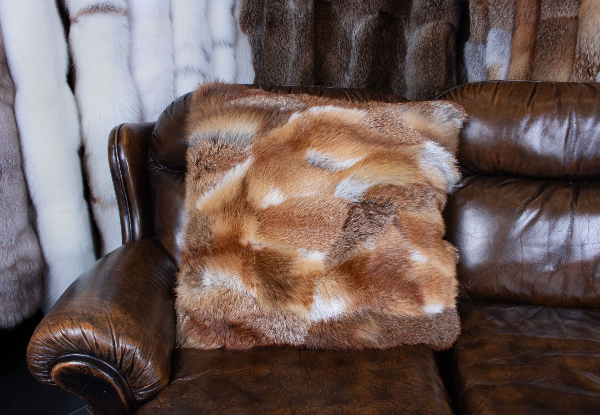 European Red Fox Fur Throw | Paustian Furs