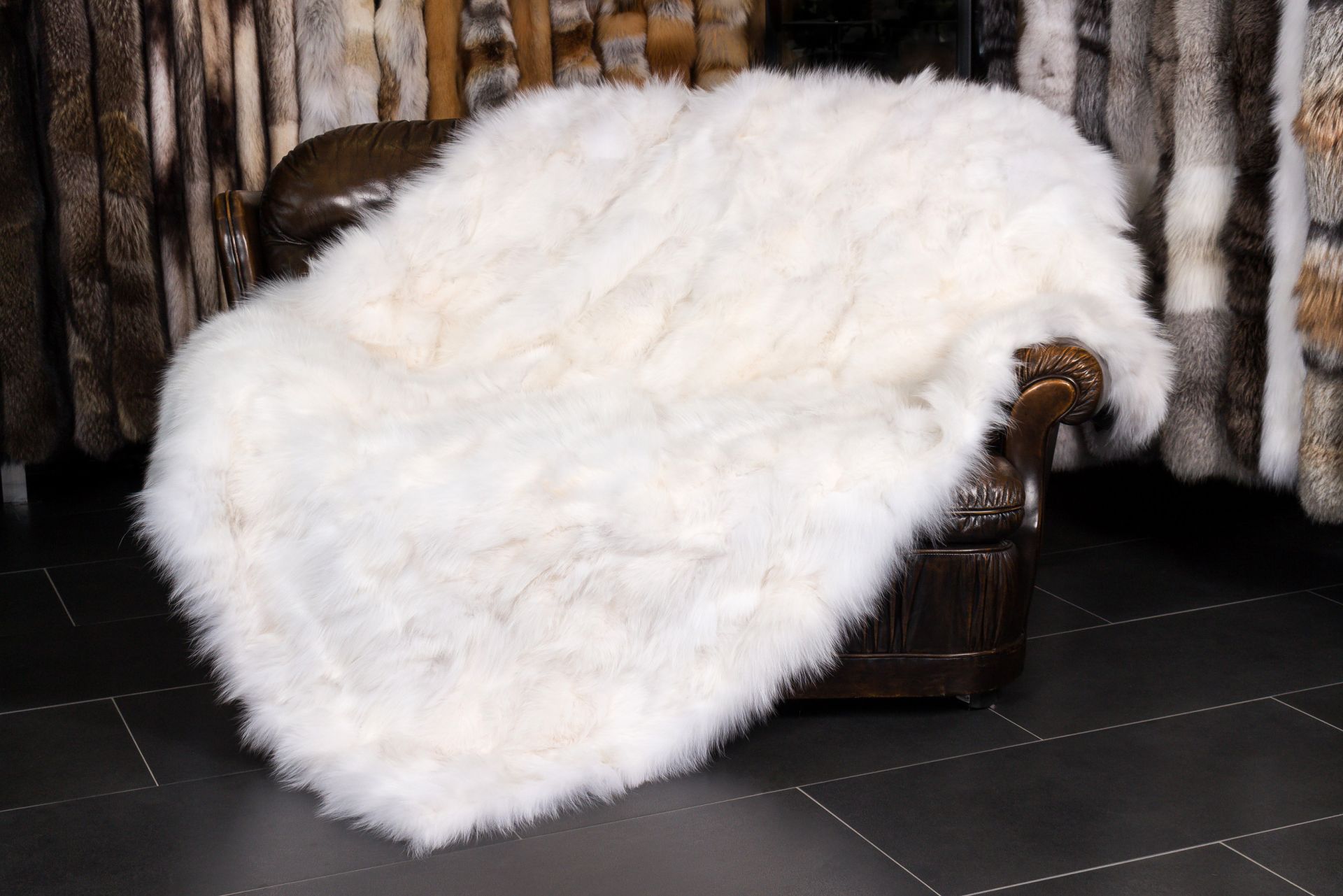 Fox Fur Blankets - Real Fox Throws | Furrier - Genuine Furs