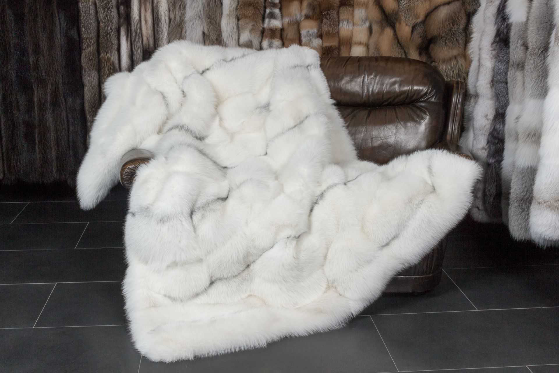 Fox Fur Blankets - Real Fox Throws | Furrier - Genuine Furs