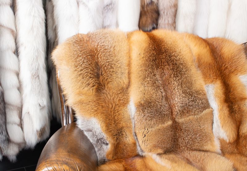 Rustical European Red Fox Fur Plaid - Lars Paustian
