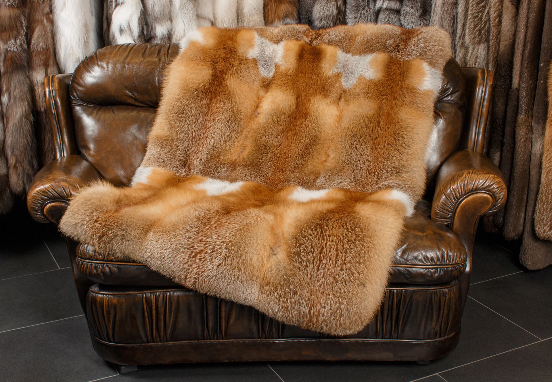 Fox Fur Blankets - Real Fox Throws | Furrier - Genuine Furs