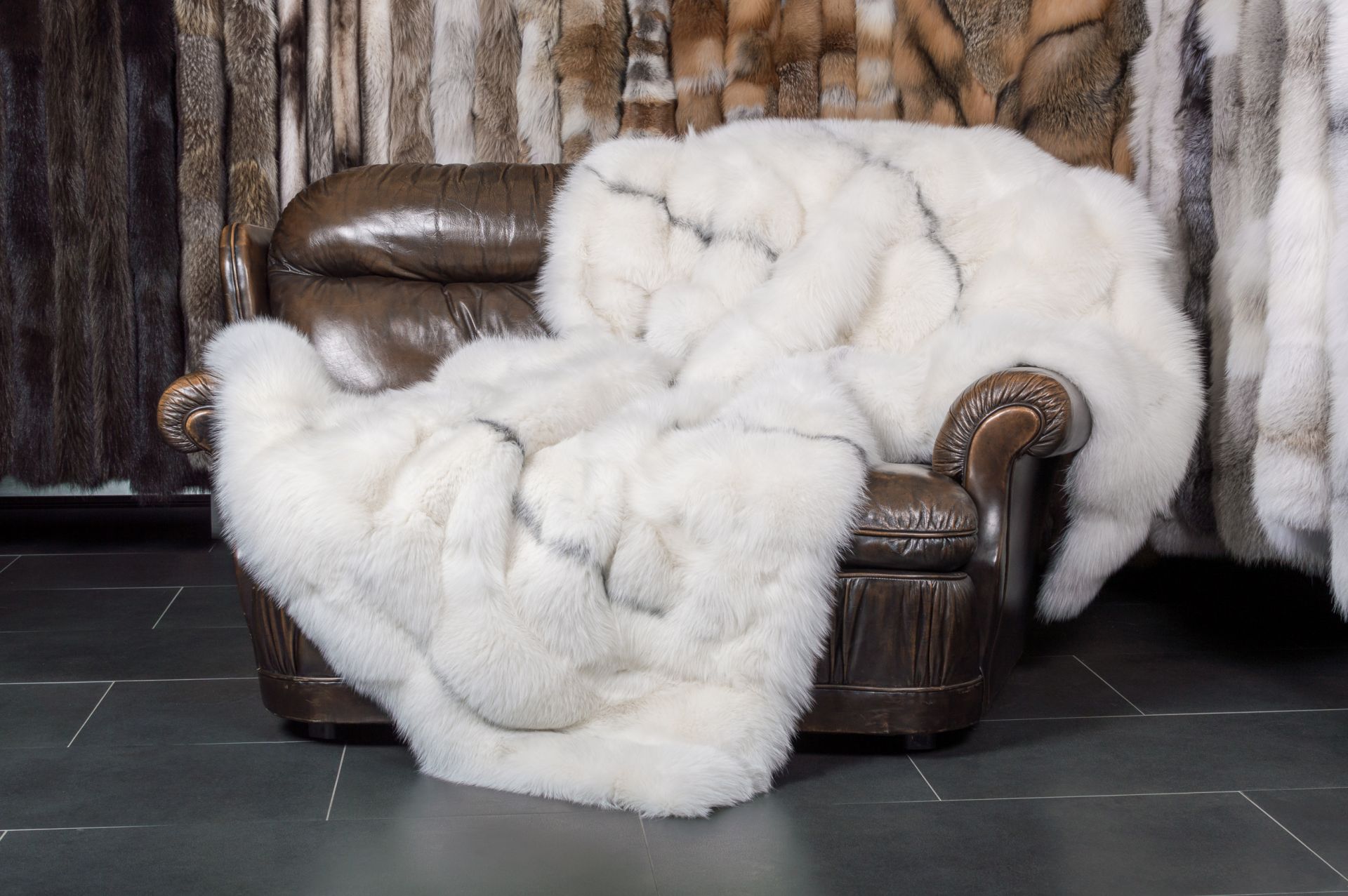 Fox Fur Blankets - Real Fox Throws | Furrier - Genuine Furs