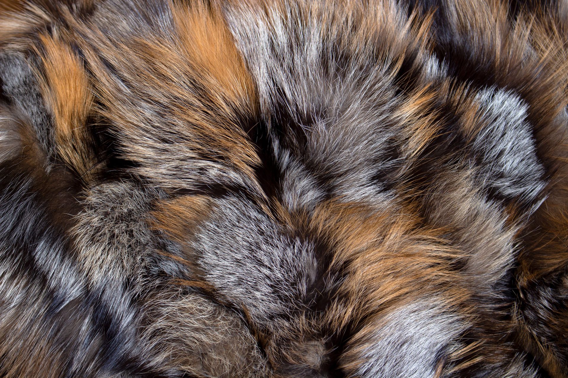 Cozy Golden Cross Fox Fur Throw - Real Fur