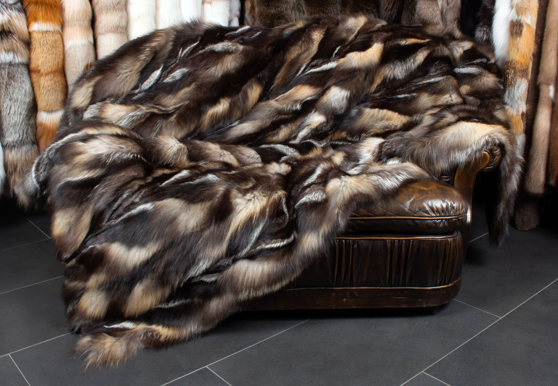 Fox Fur Blankets - Real Fox Throws | Furrier - Genuine Furs