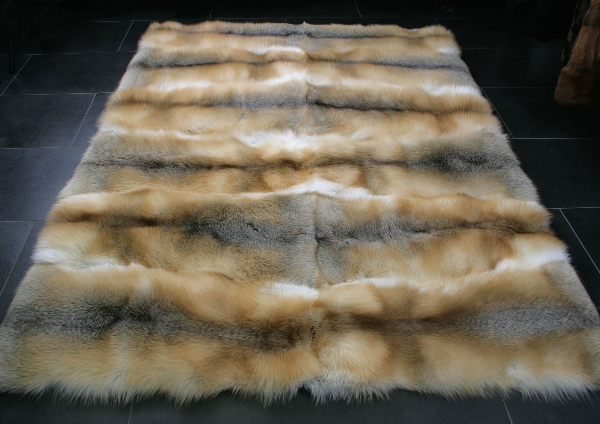 Golden Island Fox Fur Pillow SAGA Fur | Paustian Furs