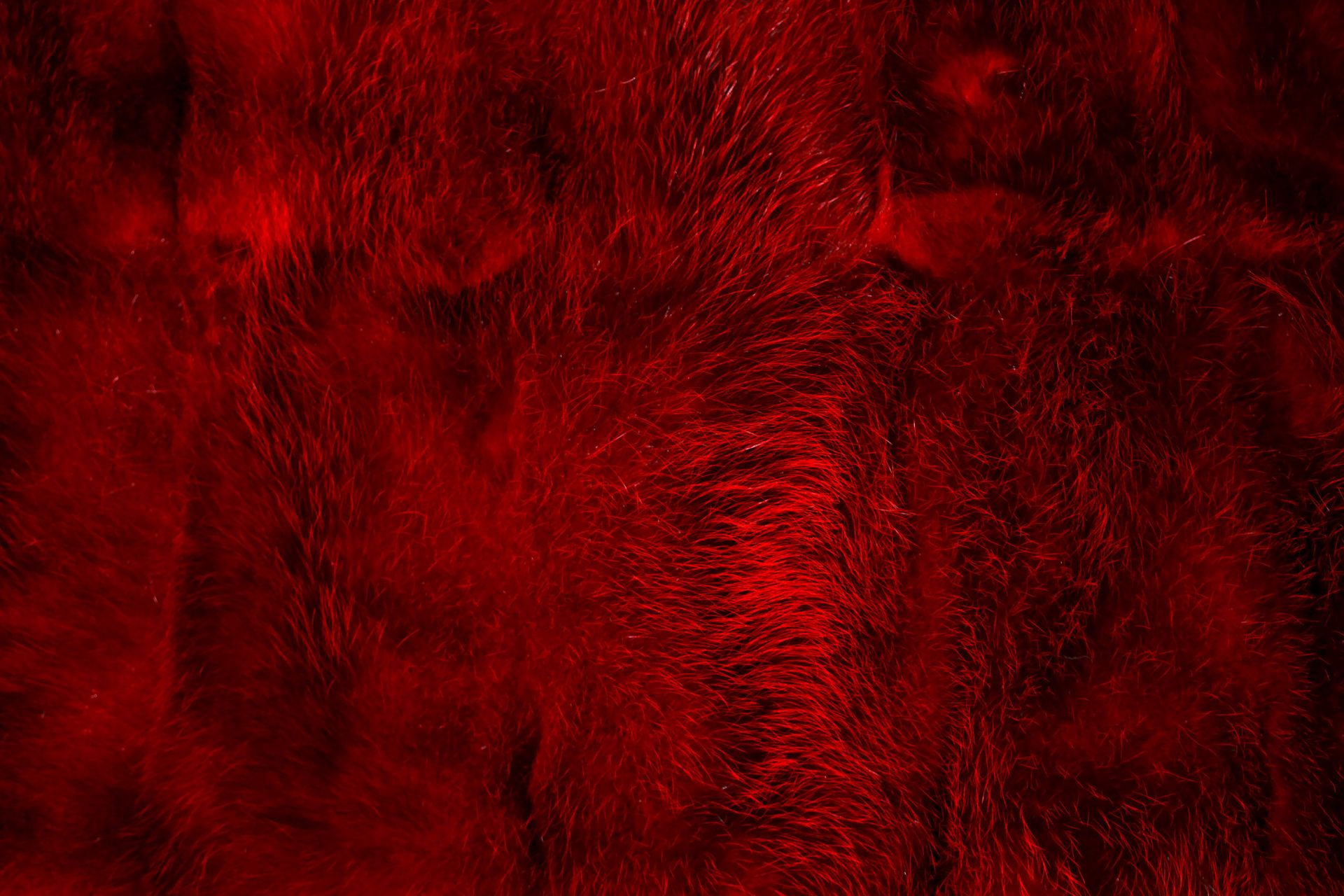 Decorative Possum Real Fur Floor Rug - Natural Fur