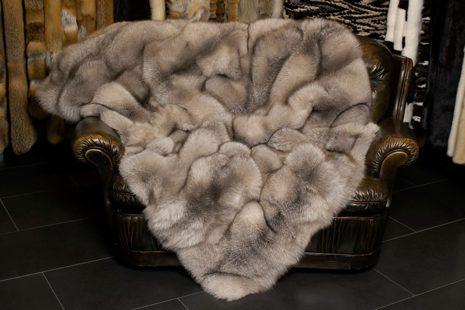 Fox Fur Blankets - Real Fox Throws | Furrier - Genuine Furs