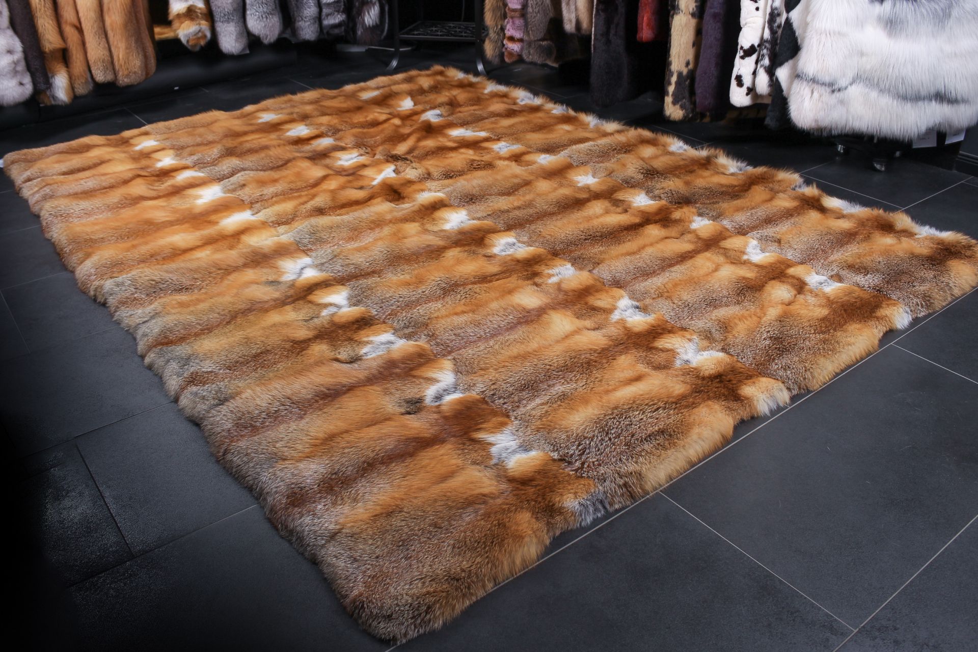 European Red Fox Fur Throw | Paustian Furs