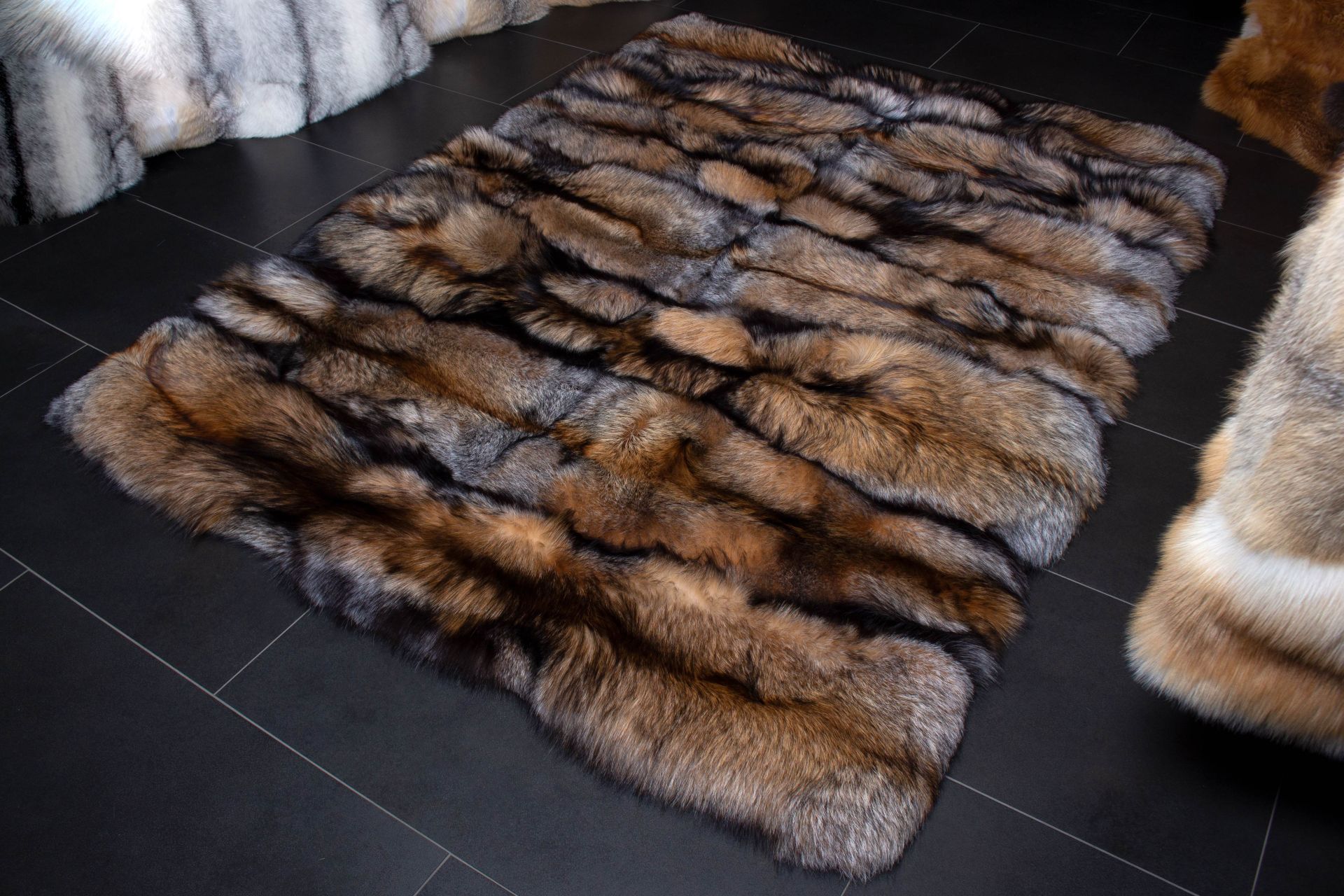 Genuine Fox Fur Carpet from Smokey Fox Skins